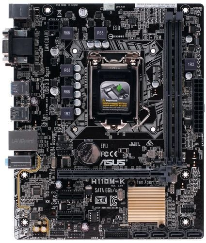 Материнская плата ASUS H110M-K_OEM купить по низкой цене с доставкой и ...