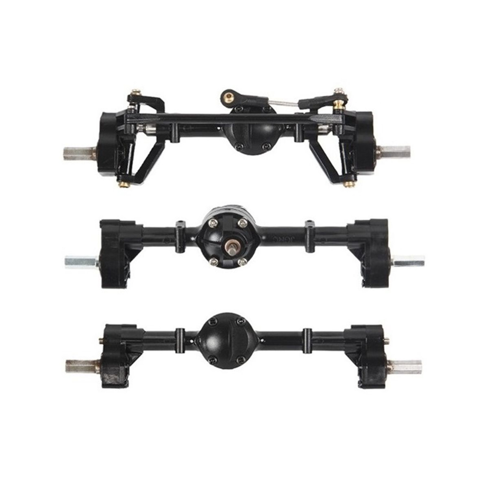 (A J Q K)Набор из 3 передних и средних задних портальных мостов для WPL ...