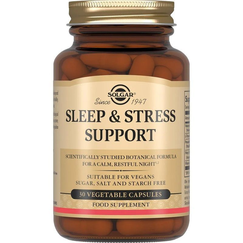 Solgar Sleep And Stress Support Солгар Сон и ночной стресс контроль БАД