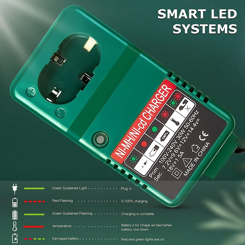 DC1804 7.2v18v Ni-CD и Ni-MH зарядное устройство для электроинструмента ...