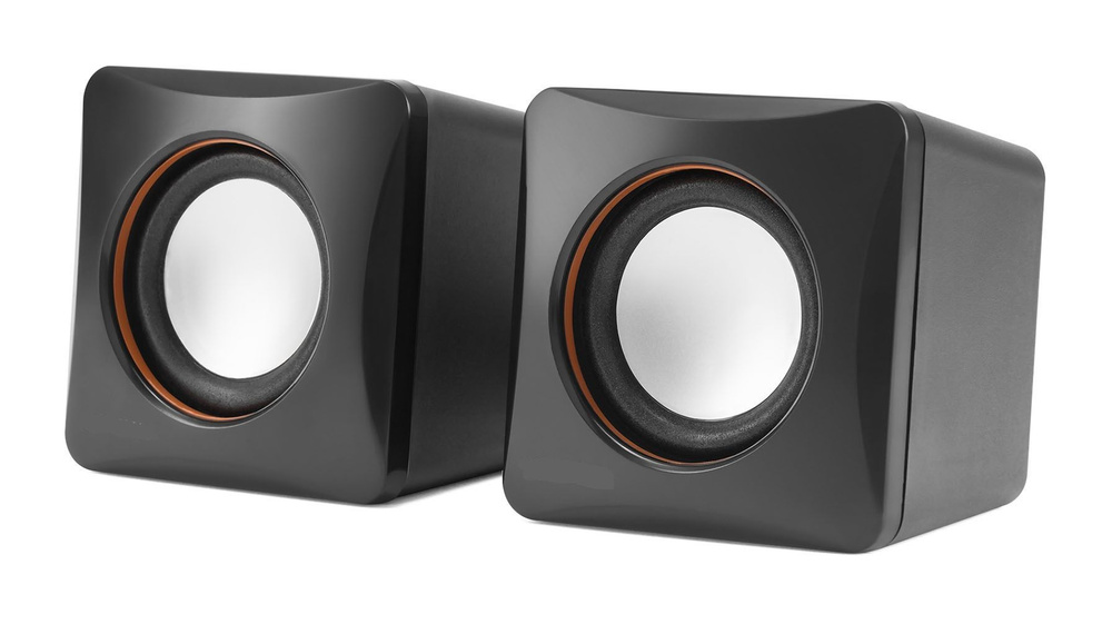 Настольная акустическая система (колонки) SW-SP100/10W 2.0 черный 10 Вт ...