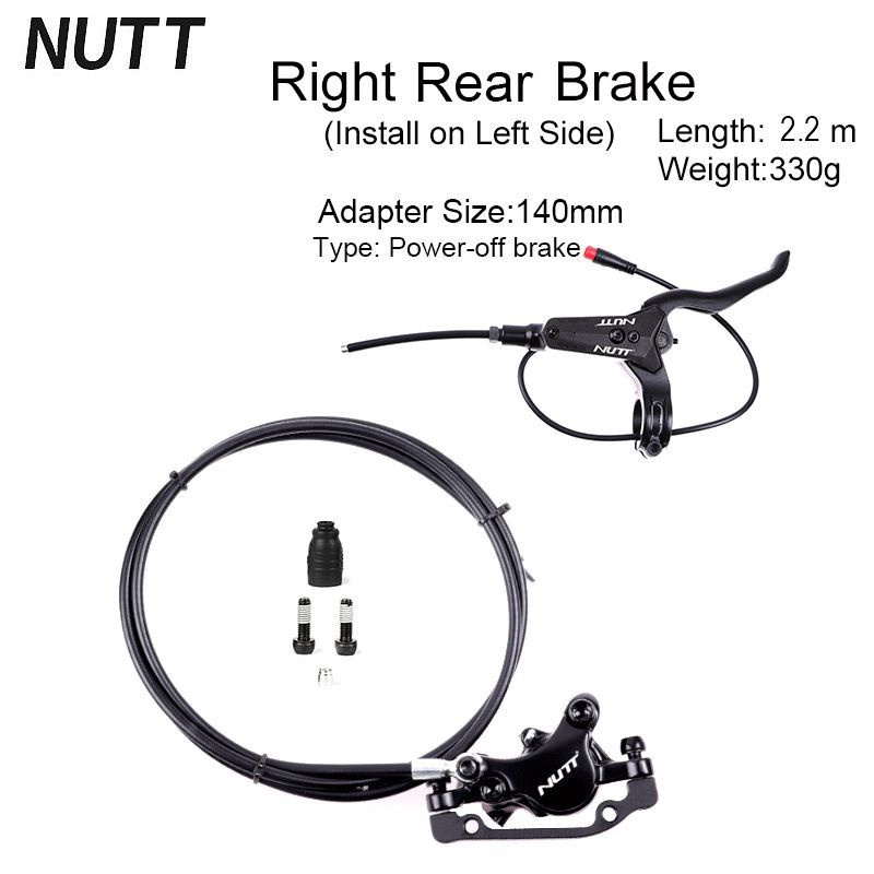 Электрический самокатный велосипед с гидравлическим дисковым тормозом NUTT E-bike для зажима ...