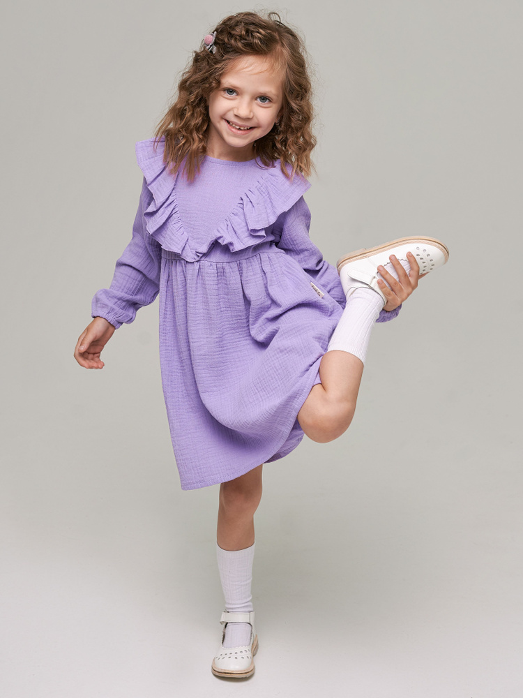 Платье из муслина Little Lis, Девочки, На любой сезон, размер 104 ...