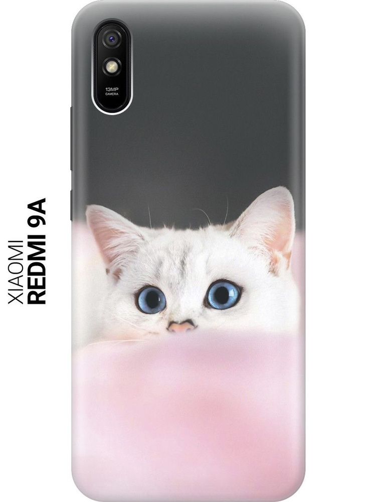 Силиконовый чехол на Xiaomi Redmi 9A / Сяоми Редми 9А с принтом "Красно ...