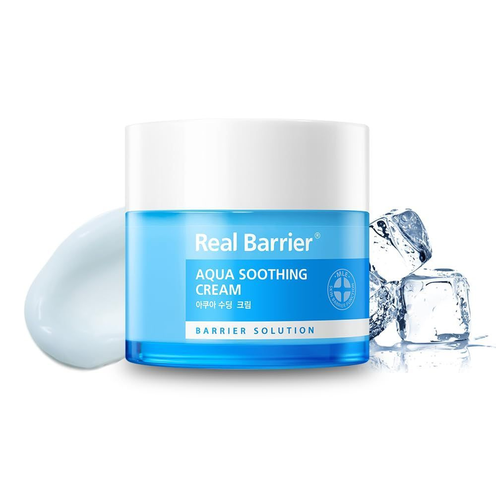 Охлаждающий крем для раздраженной кожи Real Barrier Aqua Soothing Cream ...