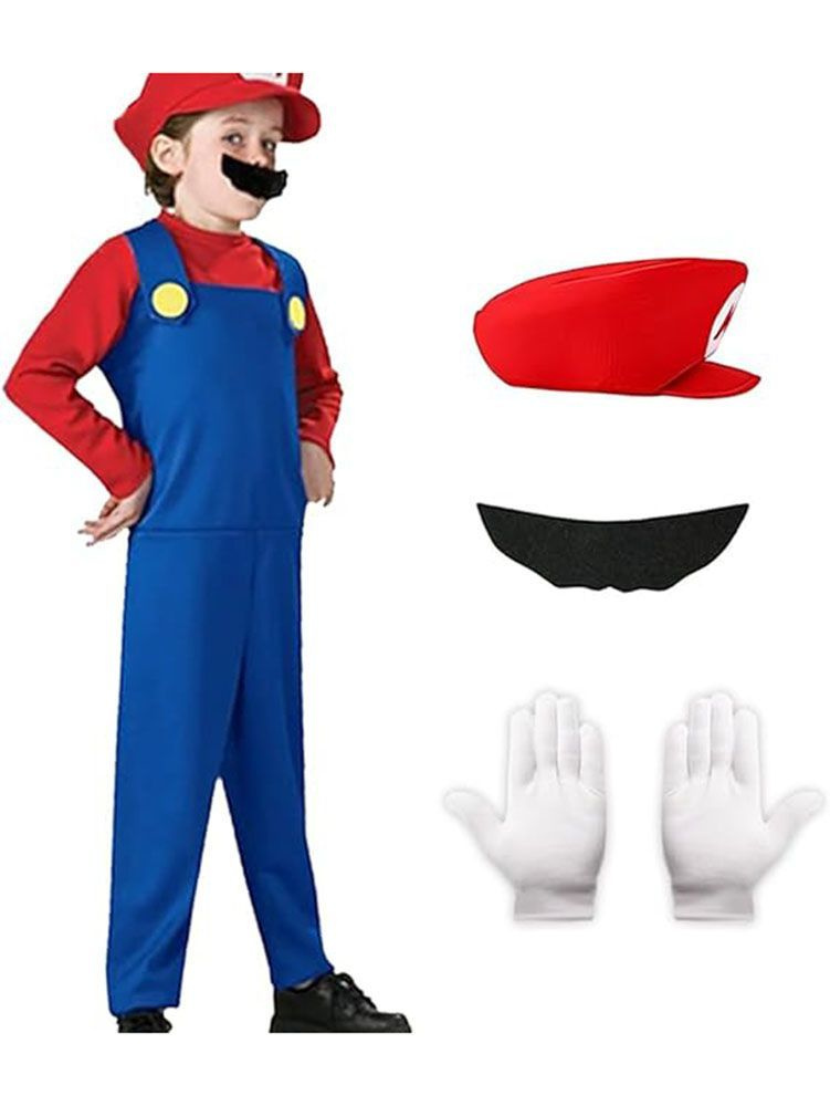 Костюм карнавальный LIUDA Марио - купить с доставкой по выгодным ценам в интернет-магазине OZON ...