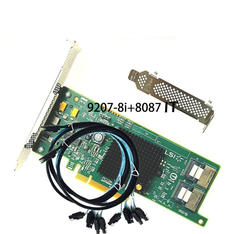 Сетевой контроллер hualaijie 9207-8i LSI - купить с доставкой по ...