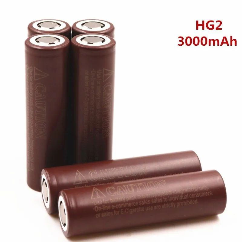 Аккумулятор Li-Ion для LG HG2 18650 3000mAh 20A (заводская маркировка ...