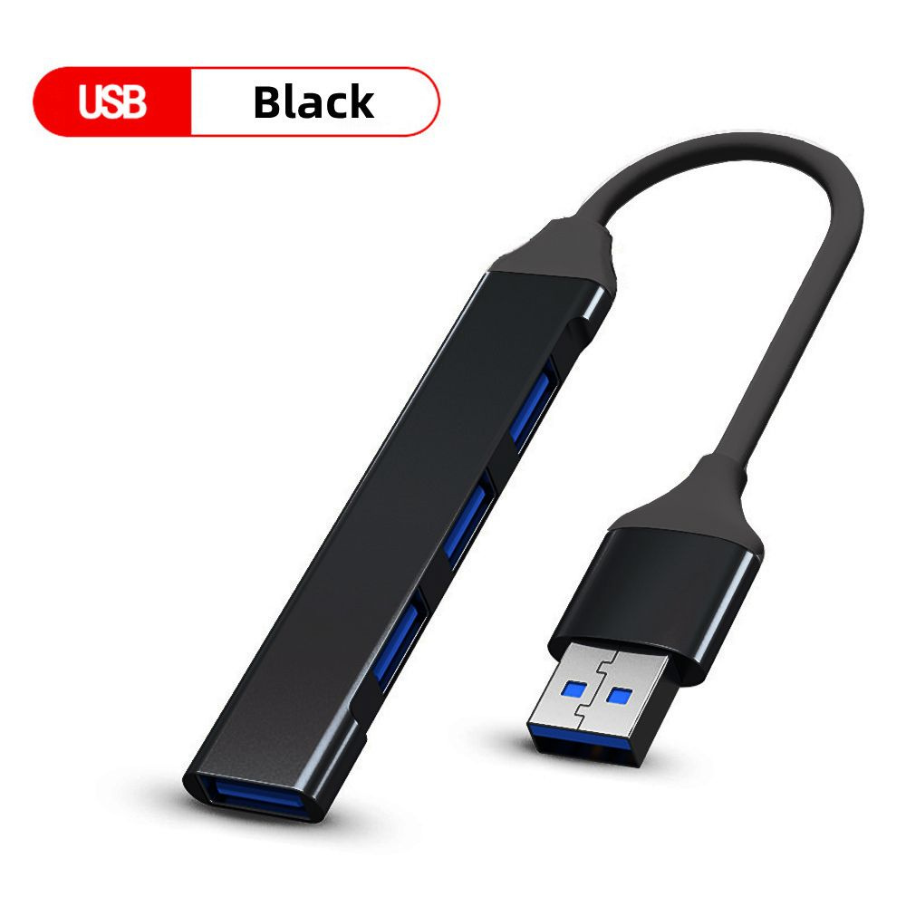 концентратор мини-usb-концентратор, 4-портовый usb 3,0, - купить с доставкой по выгодным ценам в ...