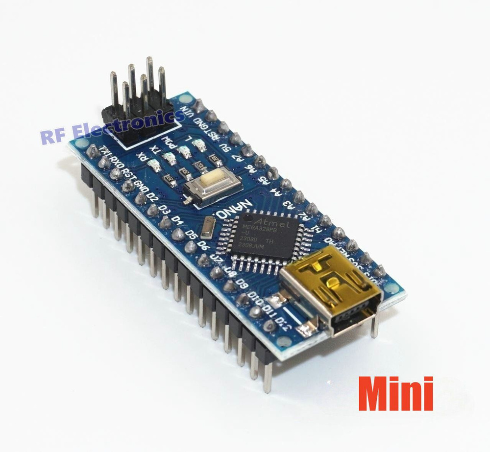Контроллер Arduino Nano V3 0 совместимый Atmega328p Ch340 Mini Usb