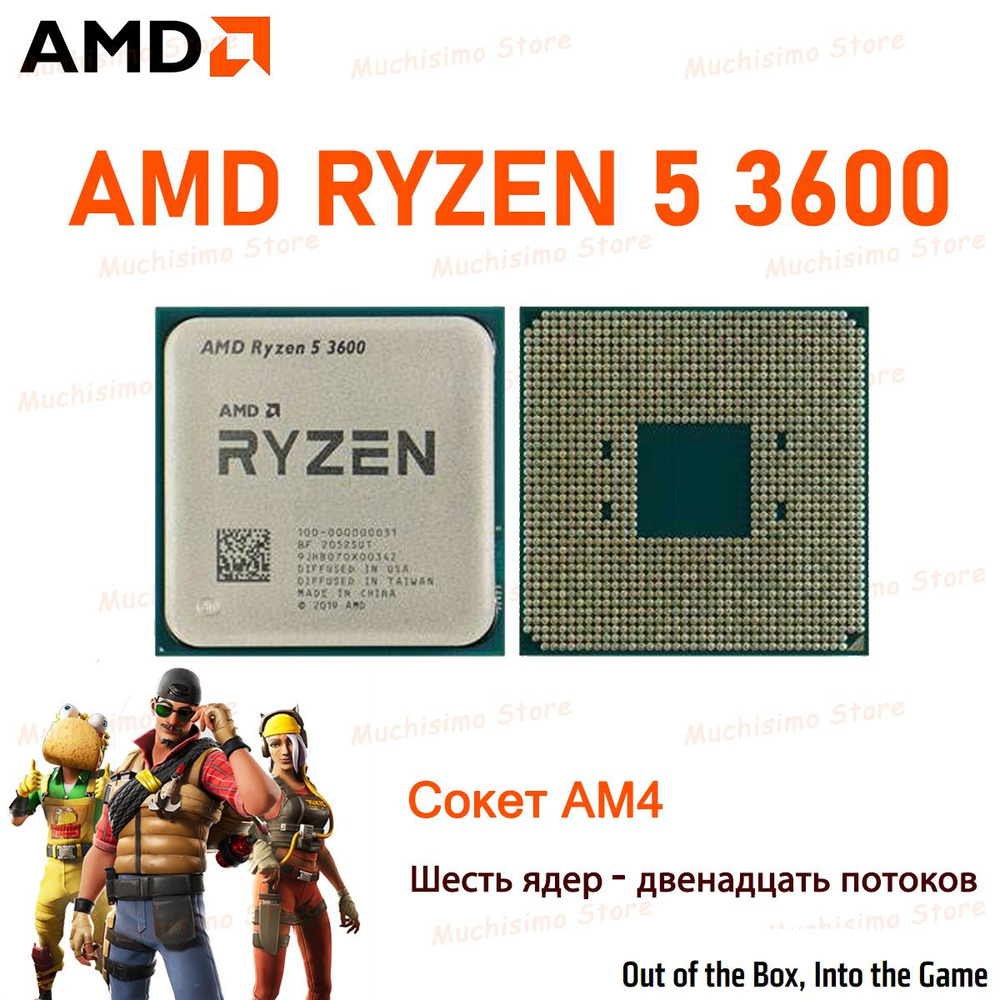 Процессор AMD AM3600 Ryzen 5, OEM (без кулера), 6 яд., 3.6 ГГц купить ...
