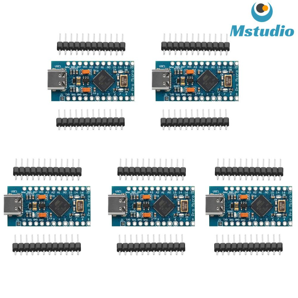 5 шт Микроконтроллер Плата Pro Micro на базе ATmega32U4 (аналог ...