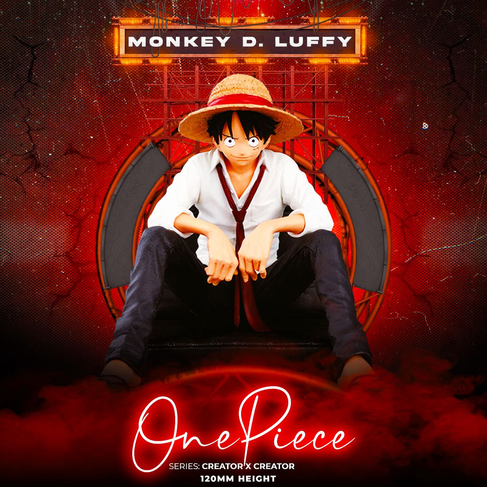 Фигурка аниме One Piece Monkey D. Luffy Creator х Creator 12 см ...