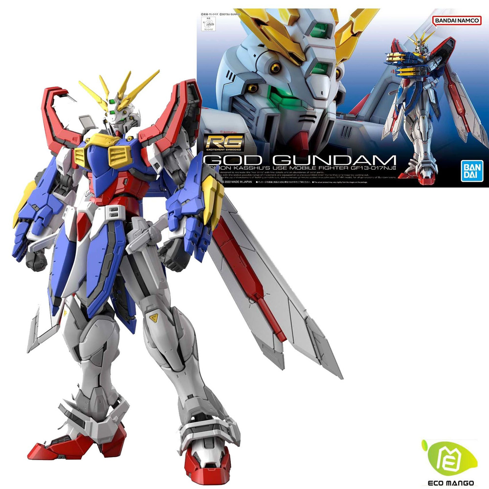 Фигурка Bandai Hobby RG #37 God Gundam, Мобильный истребитель G Gundam ...