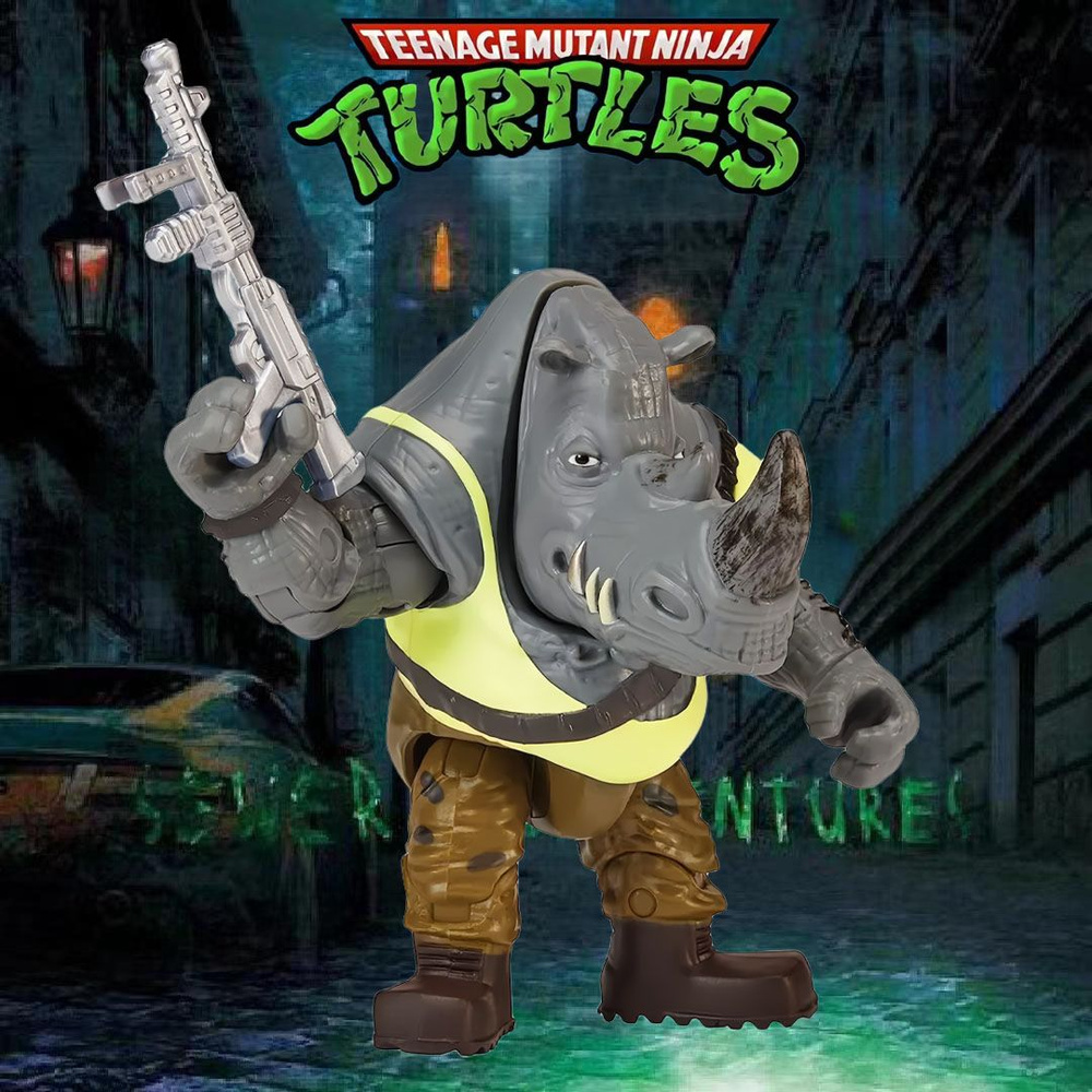 Tmnt Ninja Turtles Rocksteady Mutant Muscle Фигура - купить с доставкой ...