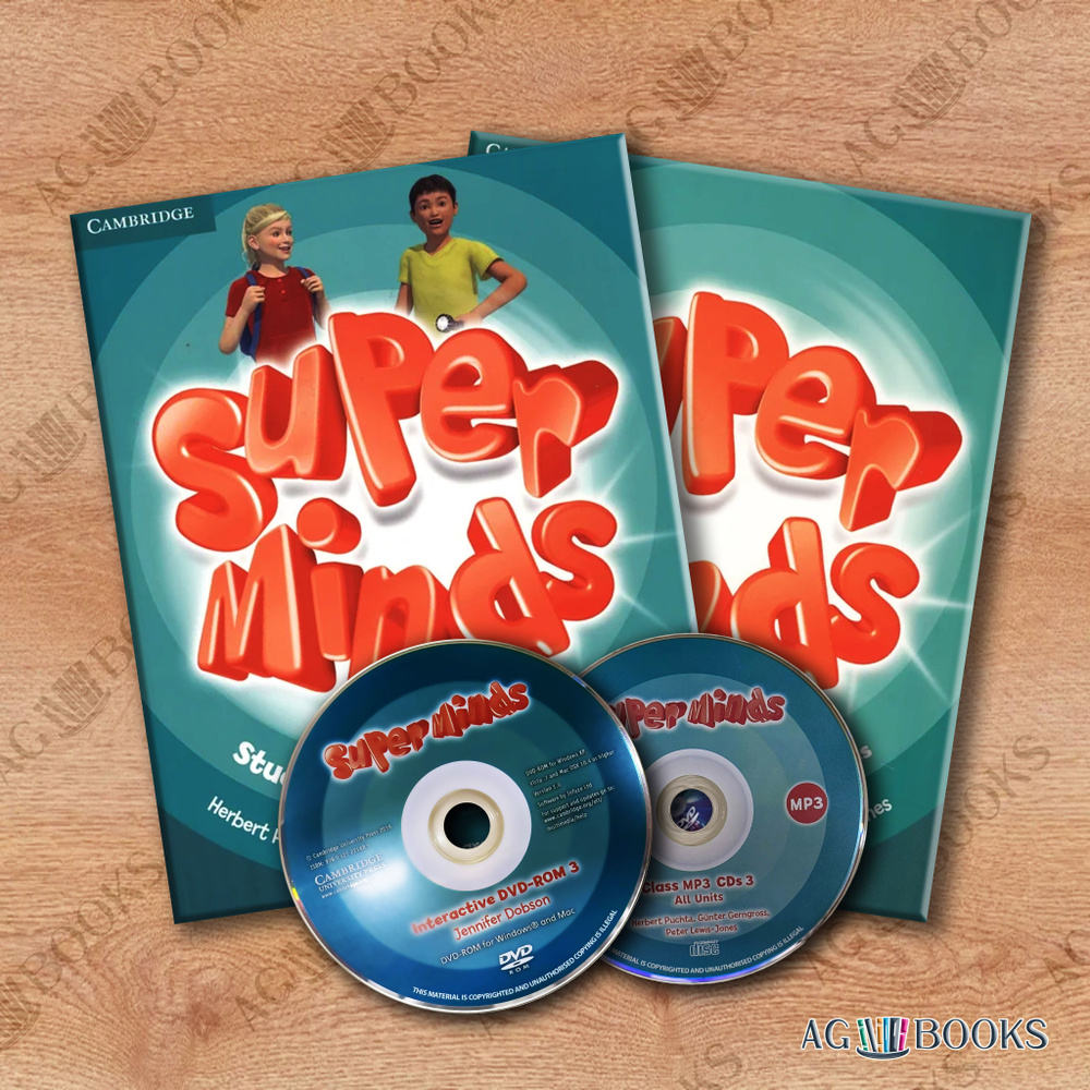 Super Minds 3 комплект - купить с доставкой по выгодным ценам в интернет-магазине OZON (1047320384)