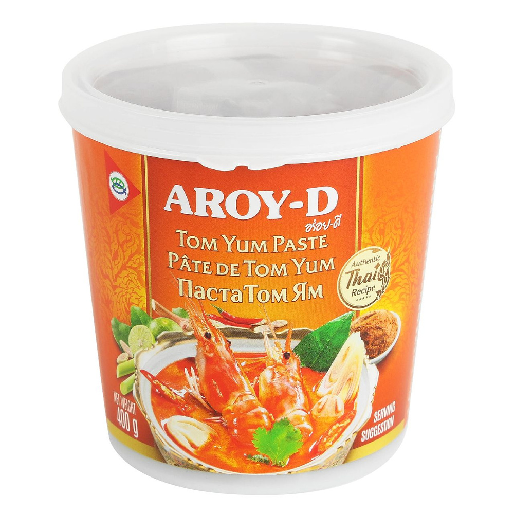 Паста Том Ям тайский соус, 400 гр., Aroy-D - купить с доставкой по ...
