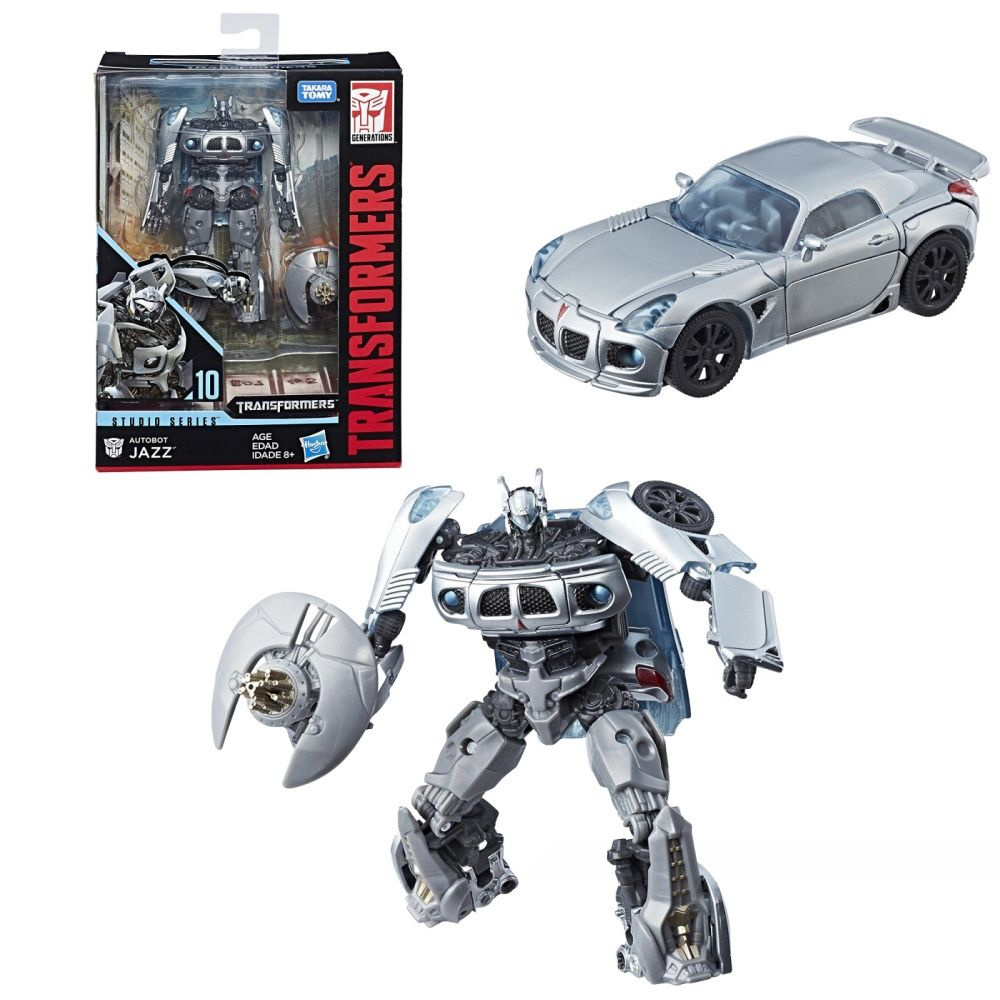 Трансформеры Hasbro Игрушка Studio Series Deluxe Transformers SS10 Autobot Jazz 4,5 дюйма (11,5 ...