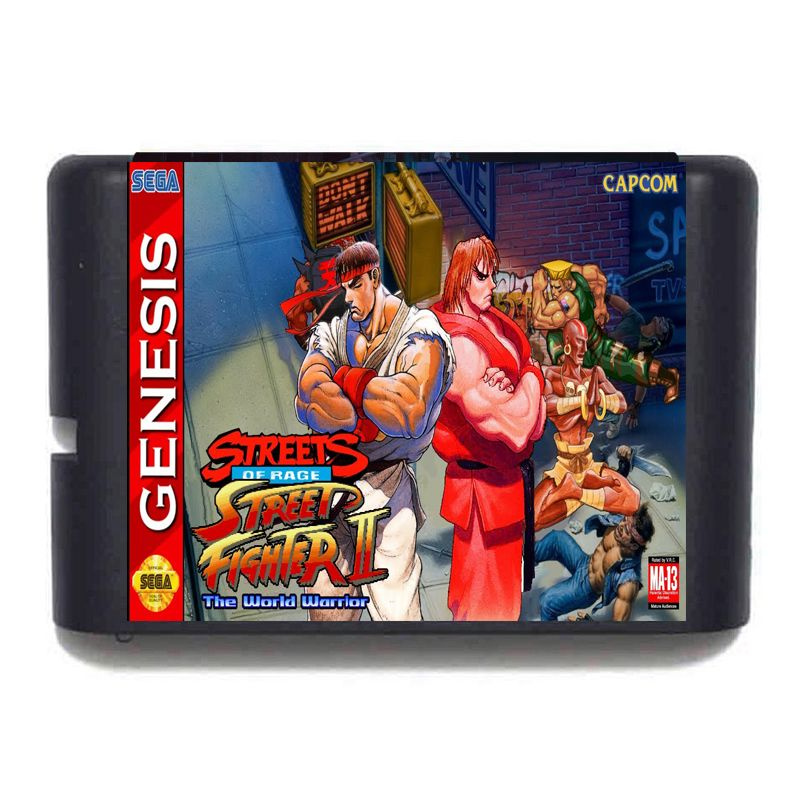 SOR2 the World Warrior Air Combo Special Edition Sega Genesis Game Card ...