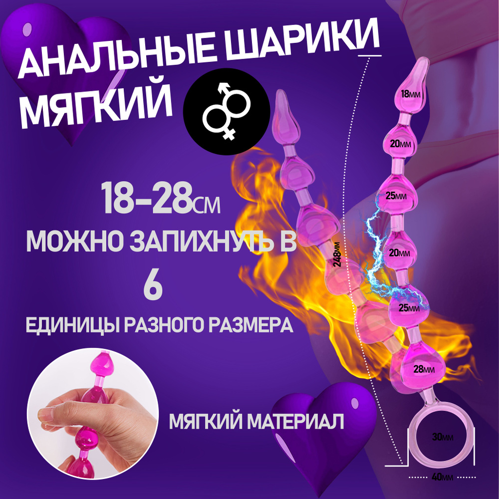 ZEAPIN Анальная пробка WC-BSGS, пурпурный - купить с доставкой по выгодным ценам в интернет ...