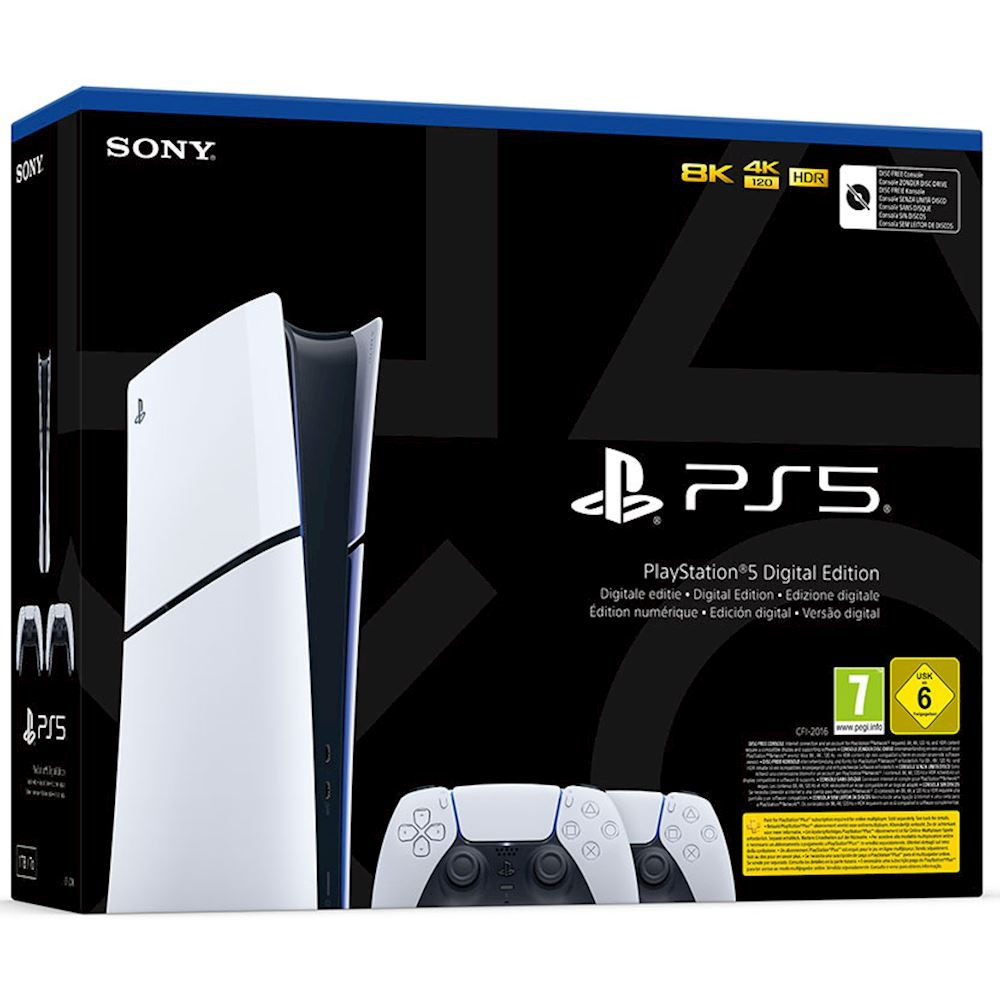 Консоль Sony PlayStation 5 Digital D Chassis (PS5) 1TB + дополнительный ...