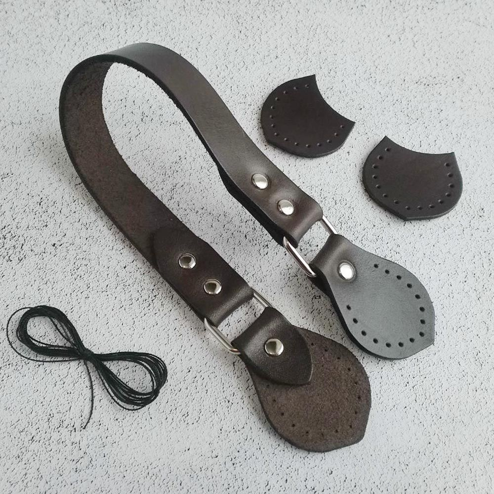 Кожаная ручка для сумки, 38 см, 1 шт. - купить с доставкой по выгодным ценам в интернет-магазине ...