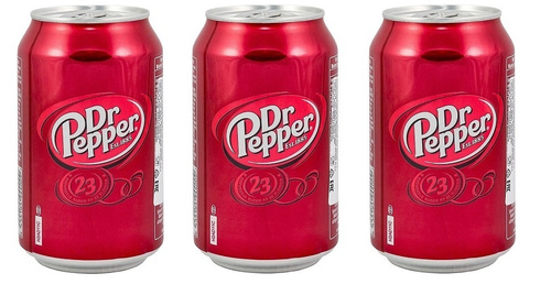 Газированный напиток Dr Pepper classic (Доктор Пеппер классик) 330 мл 3 ...