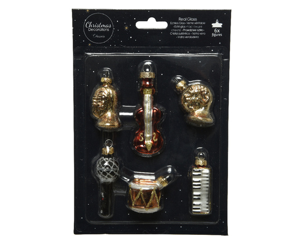 новогоднее украшение из стекла, набор из 6 Kaemingk купить c доставкой на OZON по низкой цене ...