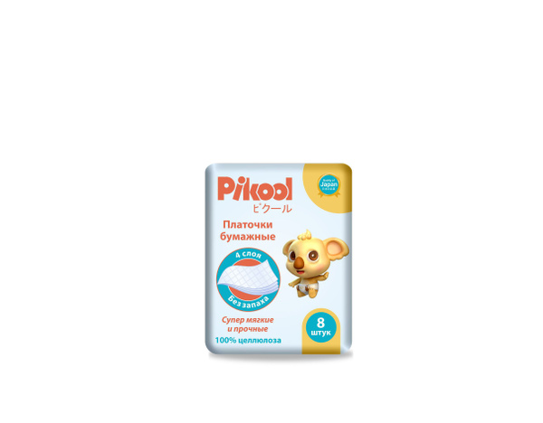 Pikool Бумажные платки купить на OZON по низкой цене (406656982)