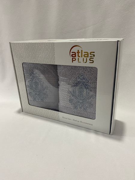 Набор банных полотенец atlas PLUS atlas Хлопок 50x80, 70x130 см, 2 шт ...