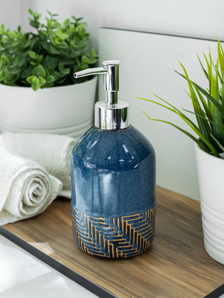 PROFFI HOME Дозатор для жидкого мыла, механический, "DULCE", керамика купить c доставкой на OZON ...