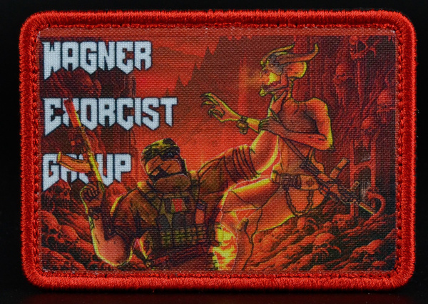 Нашивка, патч "Wagner Exorcist Group 2.0" тактическая с липучкой ...