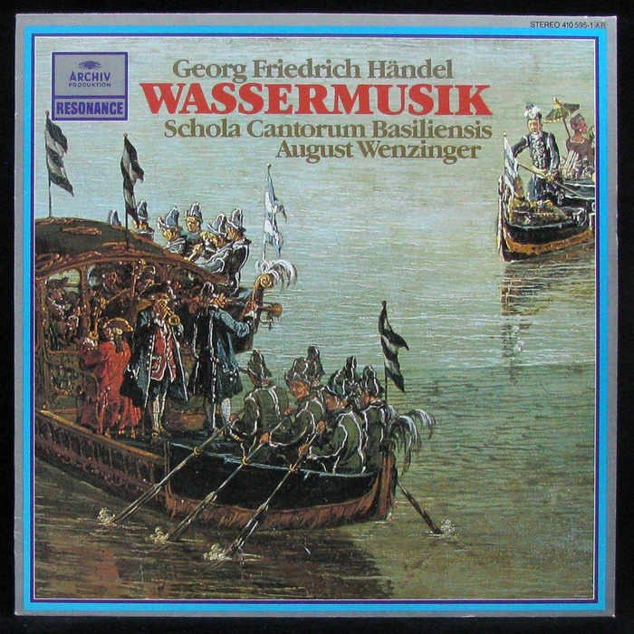 LP August Wenzinger - Handel: Wassermusik (винил) (330110) - купить с ...