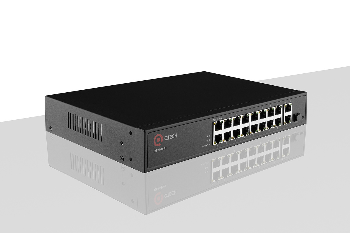 Коммутатор QTECH QSW-1500/__16 портов - купить по выгодной цене в ...