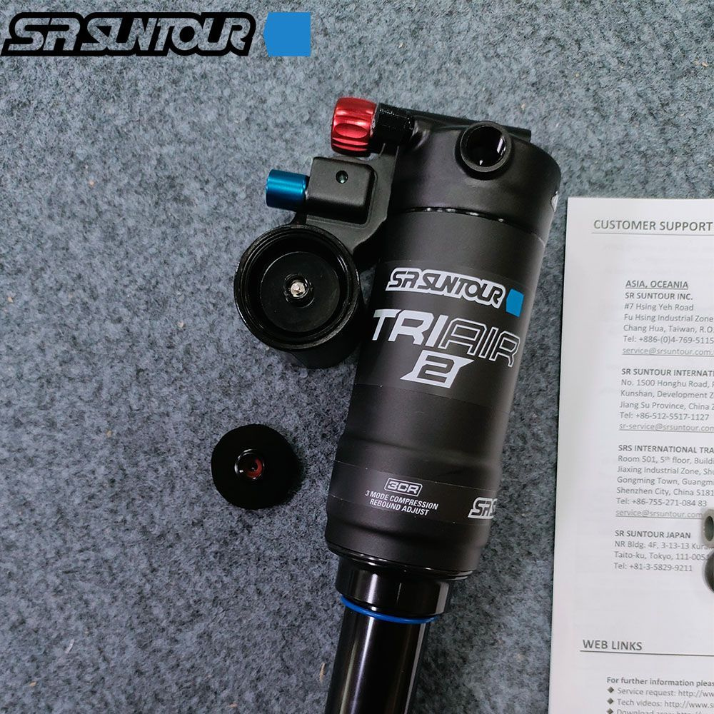SR SUNTOUR TRIAIR2 3CR TRUNNION MOUNT, задний амортизатор для горного ...