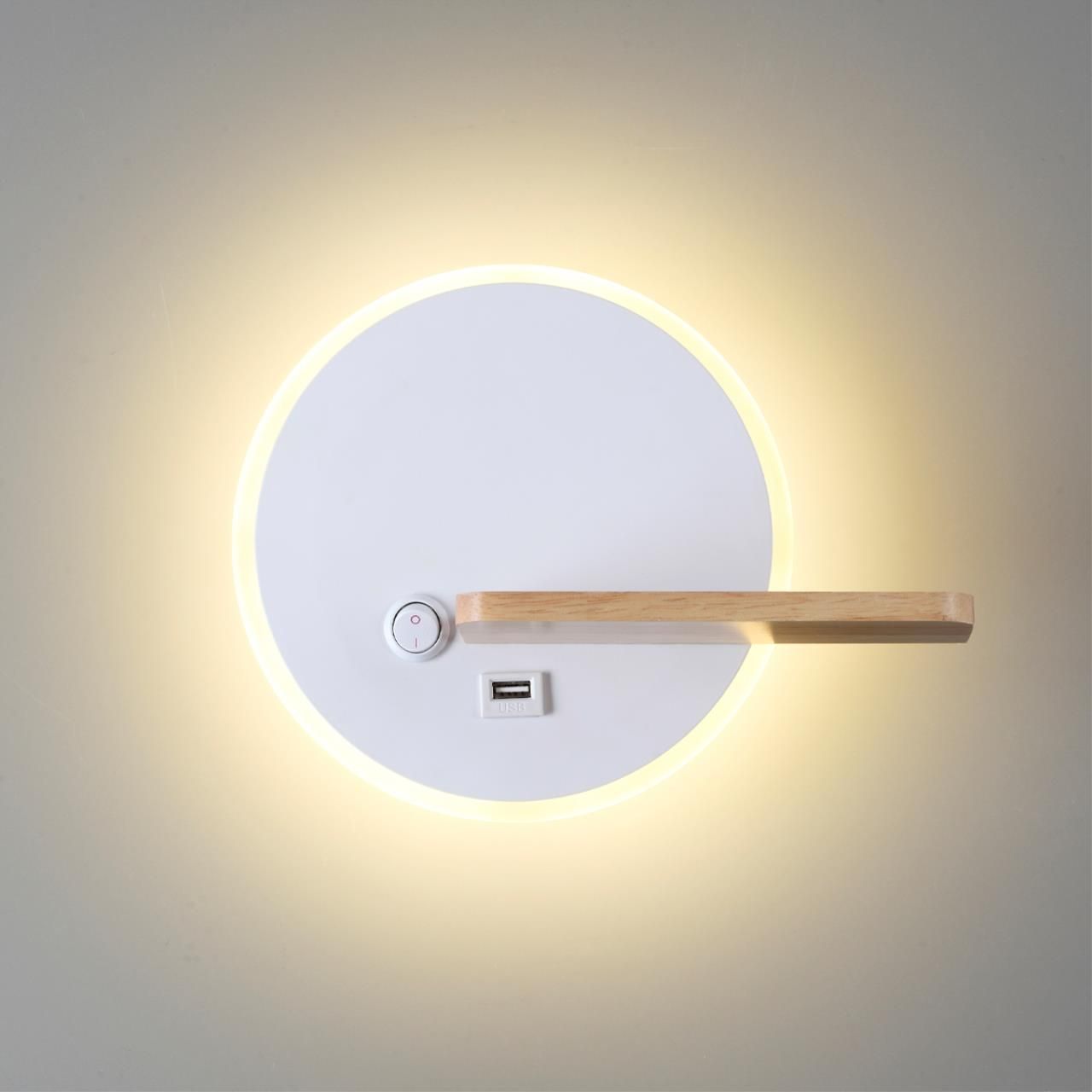 5634/9WL LEDIO LN23 343 белый Бра LED 9W 3000K 455Лм 220V WINNIE Lumion ...