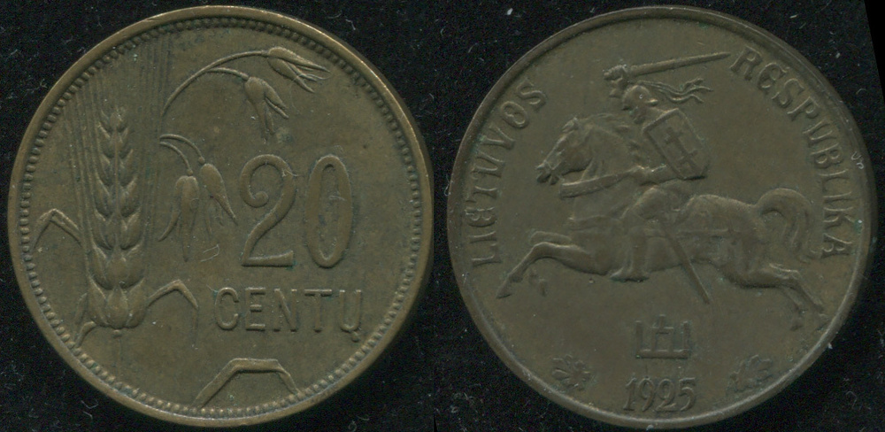Монета. Литва 20 центов. 1925 (KM.74. aUnc) купить на OZON по низкой цене (160503344)