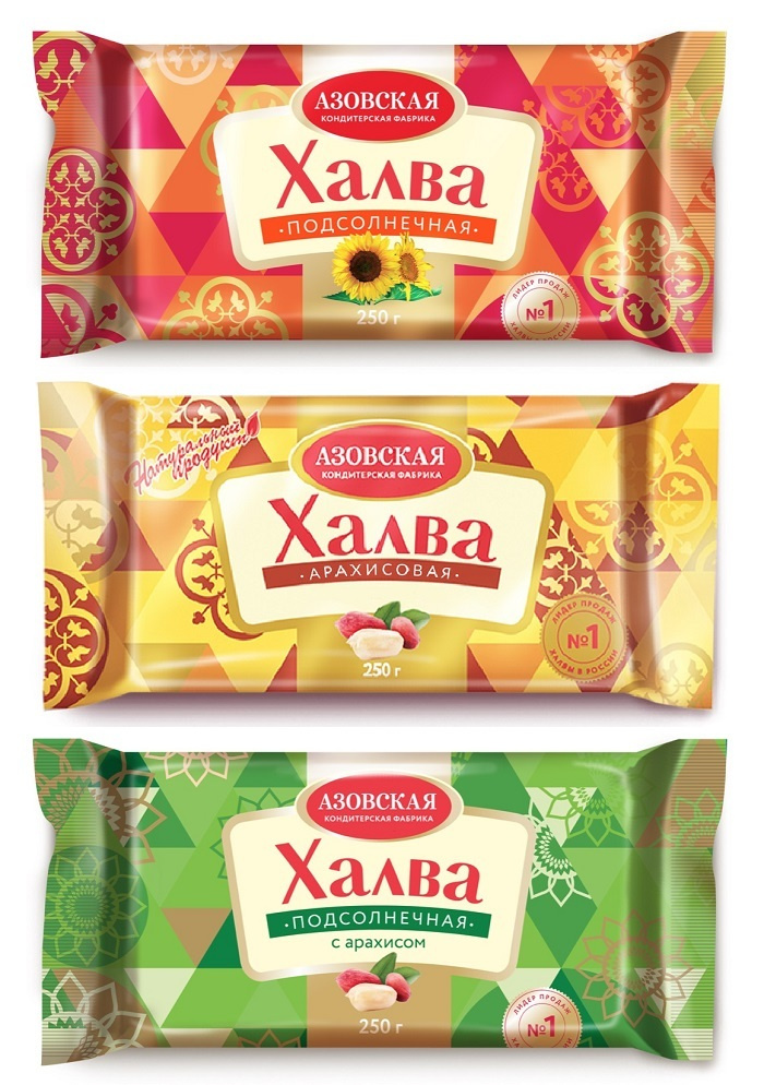 Халва 3 в 1 (750 г) / Халва подсолнечная 250 г. / Халва арахисовая 250 ...
