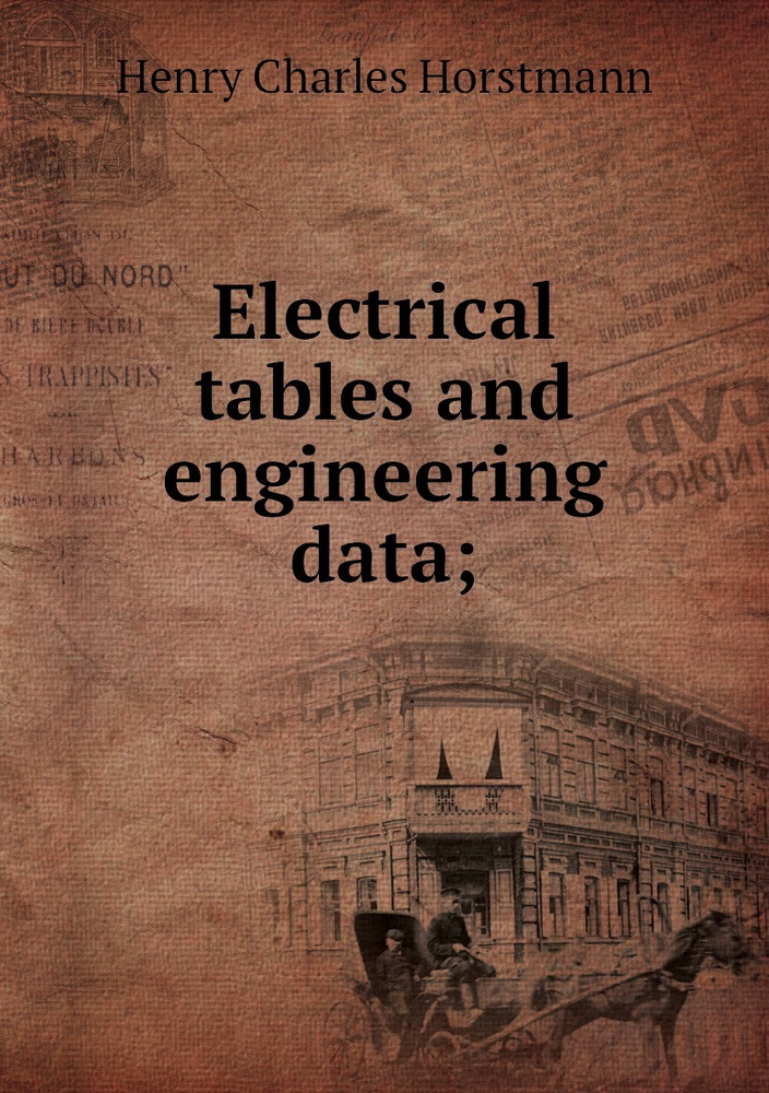 Electrical tables and engineering data; - купить с доставкой по ...