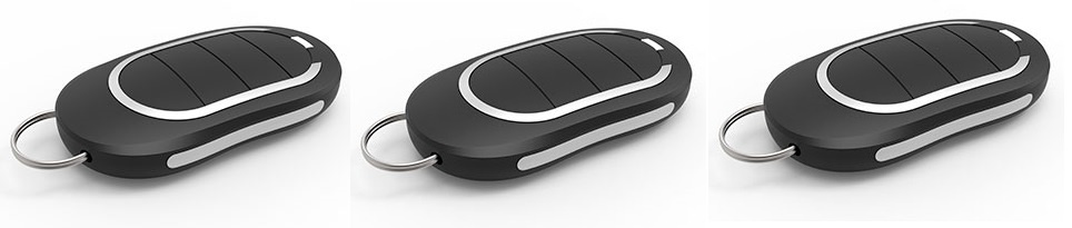 Пульт для ворот Alutech АТ-4N - 3 штуки, 4-х канальный пульт ...