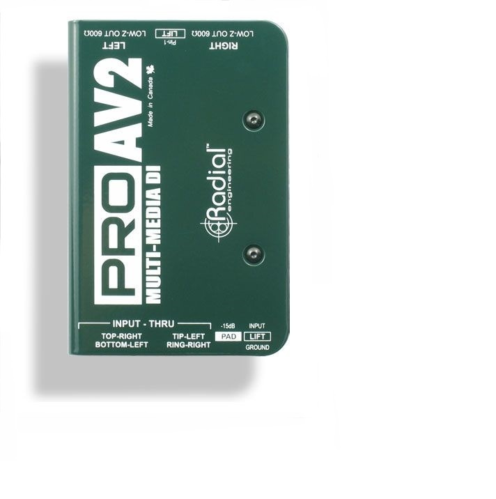 Директ-бокс двухканальный Radial PRO-AV2 - купить с доставкой по выгодным ценам в интернет ...