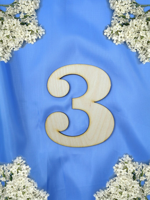 Украшение настенное интерьерное Artxl Цифра 3 Цифра 3 66407 купить по доступным ценам в