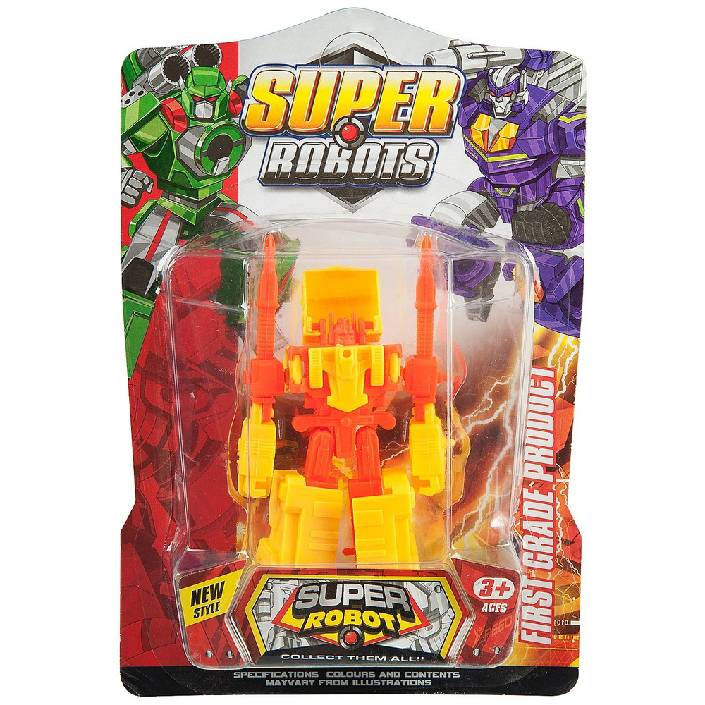 Игрушка пластмассовая Супер Робот, CRD 24x17x6 см - купить с доставкой ...