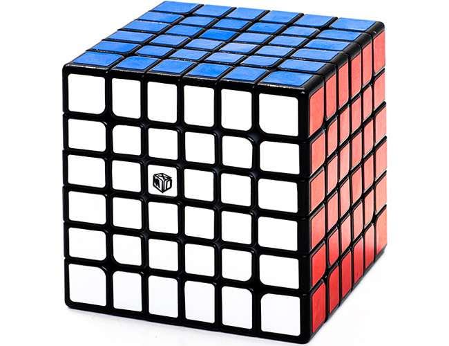 Кубик Рубика 6x6 / QiYi MoFangGe X-Man Shadow / Черный пластик ...