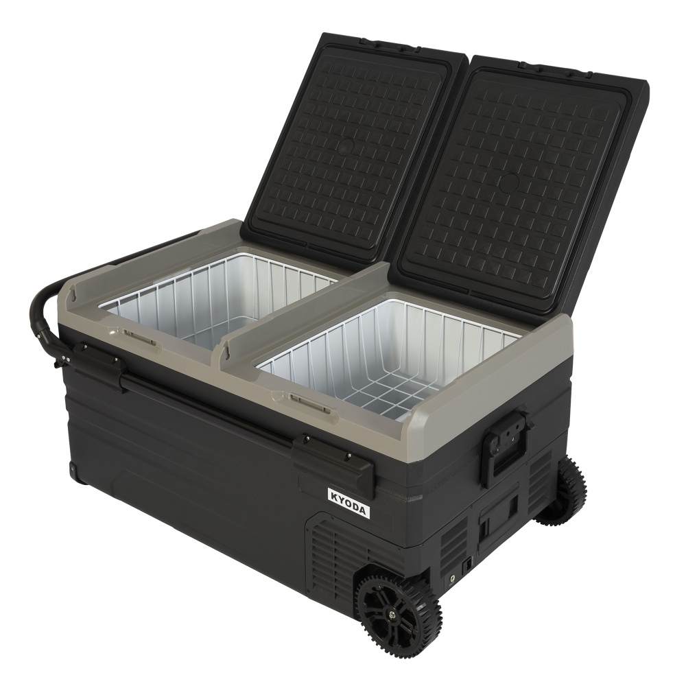 Автохолодильник Kyoda TWW75 компрессорный, двухкамерный, 75 л - купить с доставкой по выгодным ...