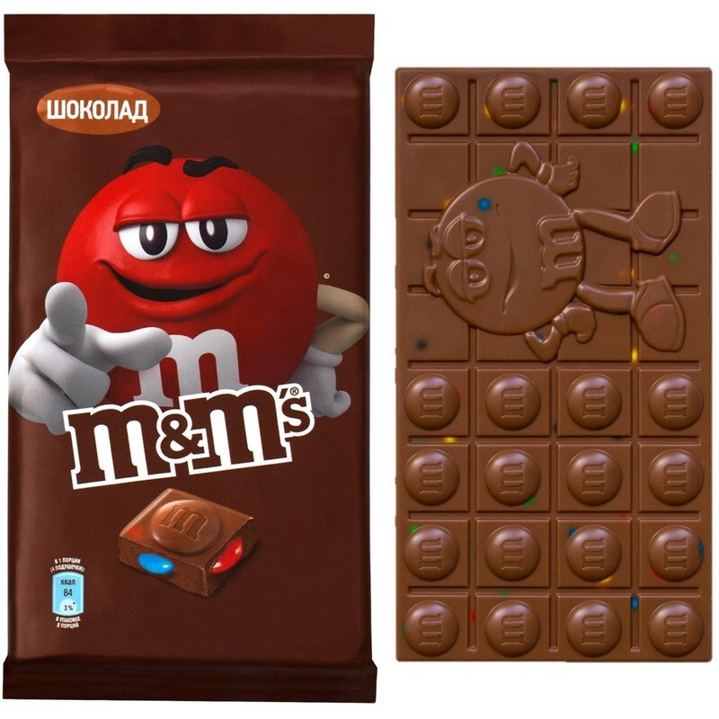 M&MS шоколад молочный с разным драже , 125 г*4 шт. - купить с доставкой ...