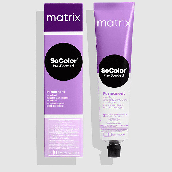 MATRIX Краска SoColor Pre-Bonded 508M светлый блондин мокка 100% ...