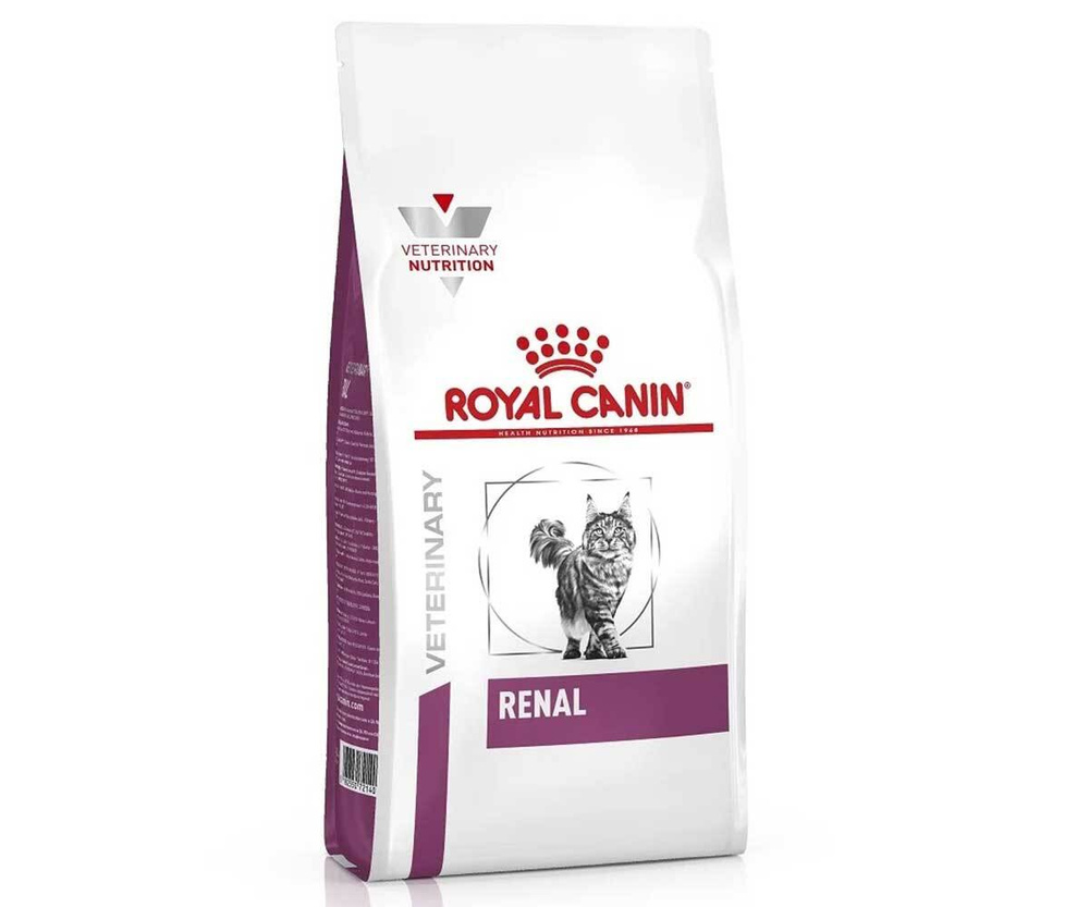Лечебный сухой корм royal canin для кошек при заболевании почек renal ...