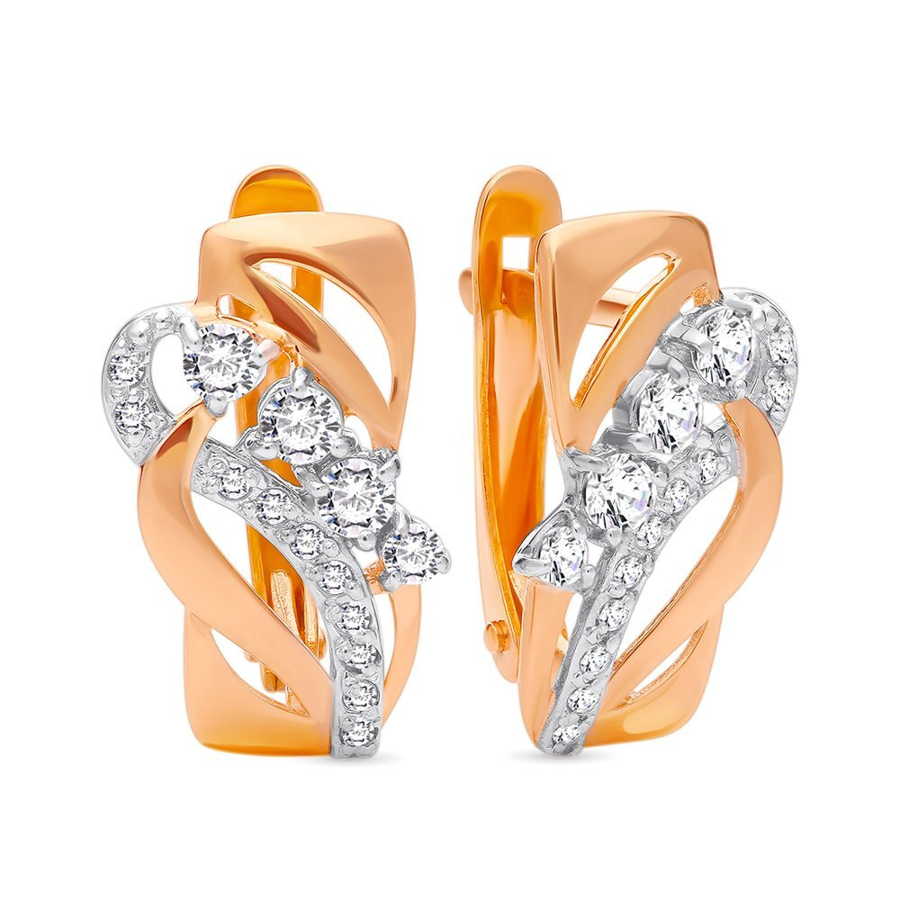 585GOLD Серьги ювелирные Золото красное 375 пробы - купить с доставкой ...