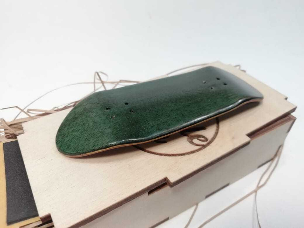 Дека PurpleSun для фингерборда "Green 33.5мм"/ Фингерборд купить на ...